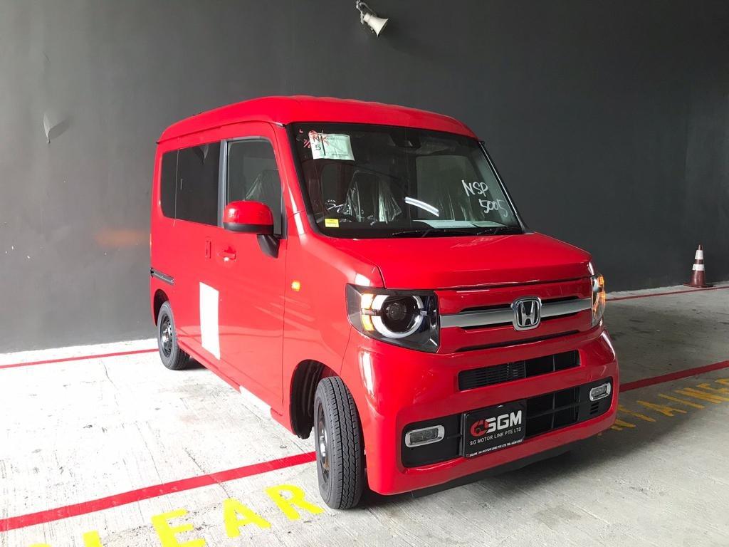 Honda N-Van TURBO (Red), Cars, Commercial Vehicles, New on Carousell