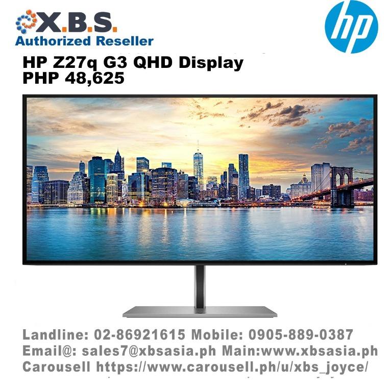 HP Z27q G3 QHD Display Monitor, Computers & Tech, Parts & Accessories ...