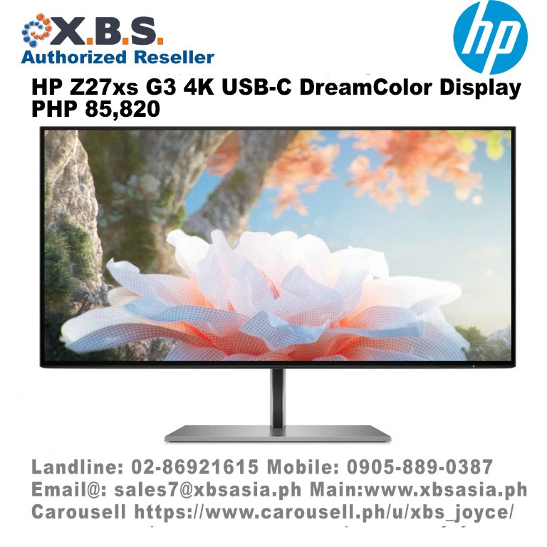 HP Z27xs G3 4K USB-C DreamColor Display Monitor, Computers & Tech ...