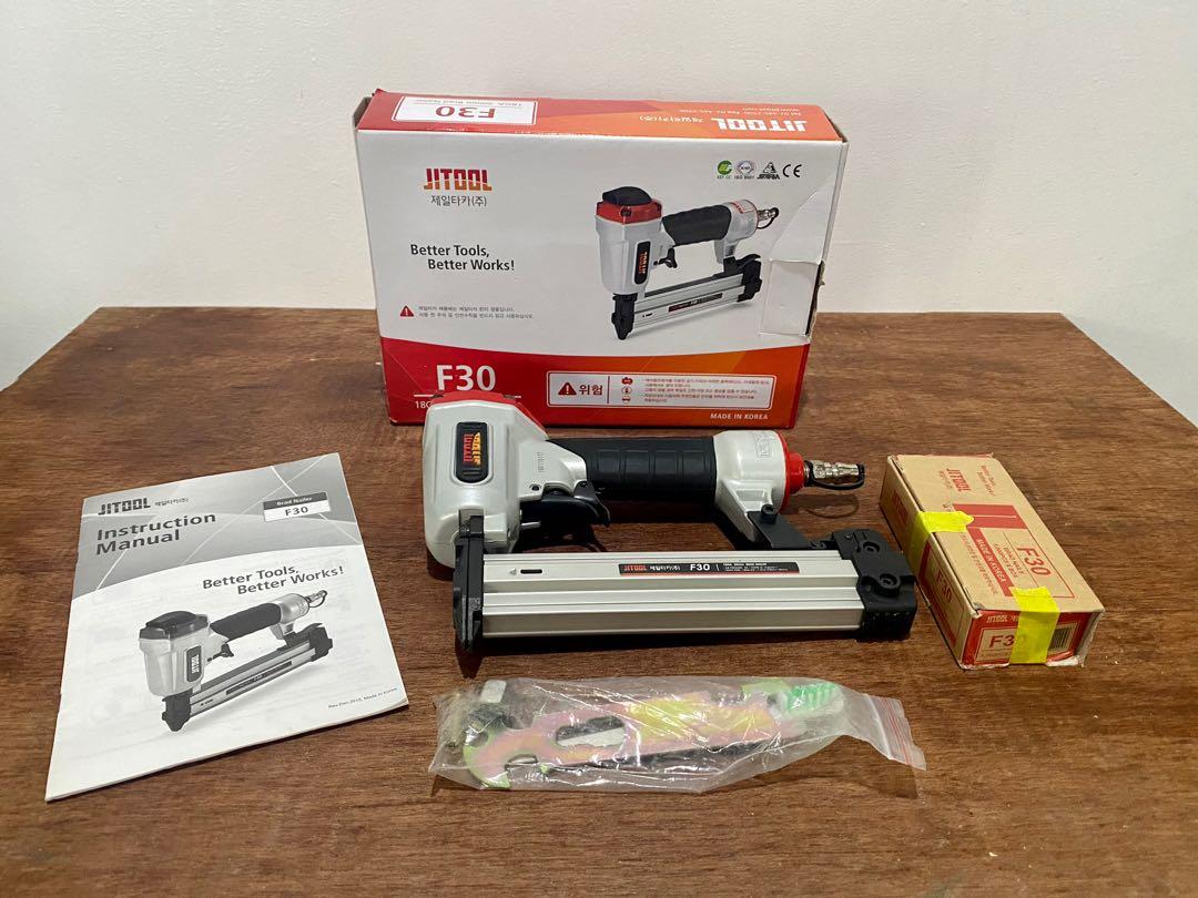 JITOOL F30 Pneumatic Brad Nailer (with 1box JITOOL Brad nails ...