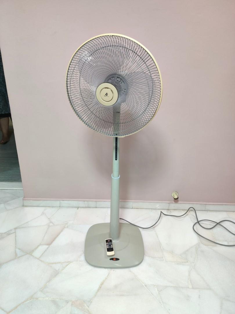 KDK Stand Fan with remote, Furniture & Home Living, Lighting & Fans ...