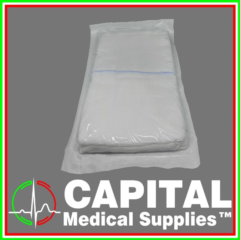 Lap Sponges with x-ray line 18 x 18 x 12, 28 x 24 mesh, Health ...