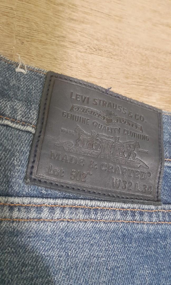 Levis 502 Made and Crafted Jeans, Men's Fashion, Bottoms, Jeans on ...