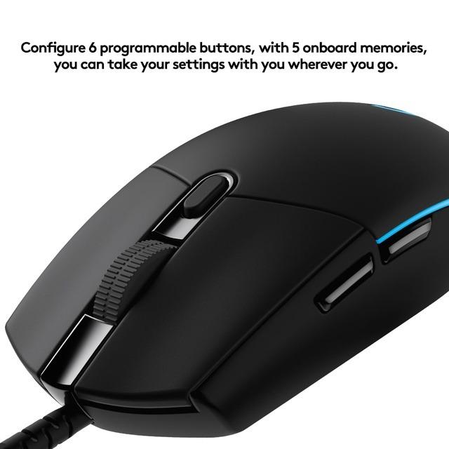 Logitech G Pro Hero Wired Lightsync RGB Gaming Mouse Hero 16K Sensor (wired mouse), Computers ...