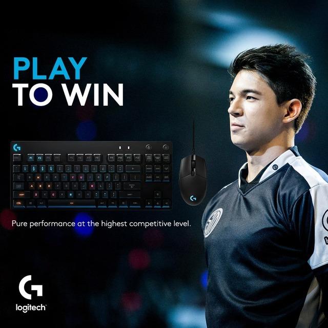 Logitech G Pro Hero Wired Lightsync RGB Gaming Mouse Hero 16K Sensor ...