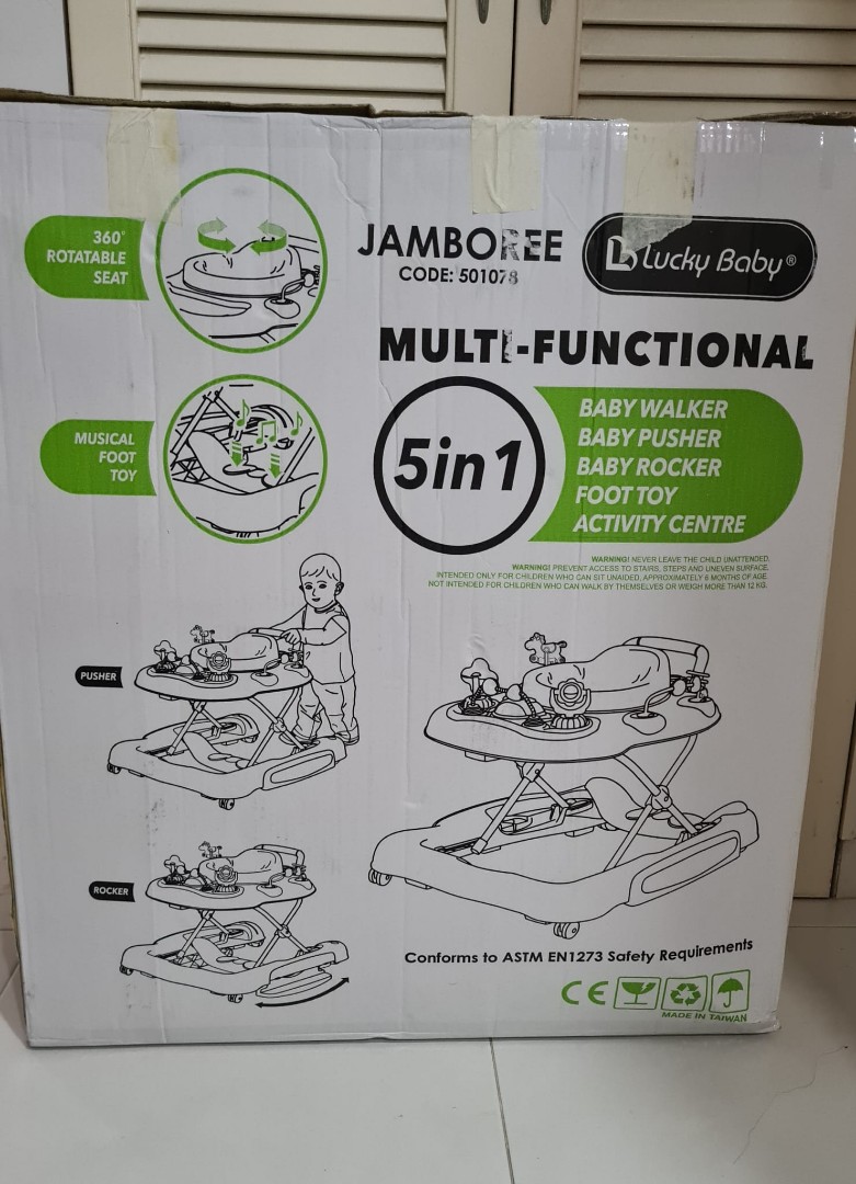 Lucky Baby 5 in 1 Walker/Rocker, Babies & Kids, Infant Playtime on ...