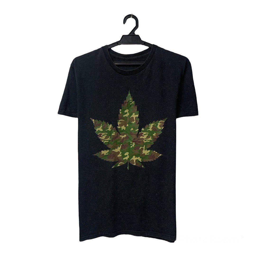 Marijuana Camo, Men's Fashion, Tops & Sets, Tshirts & Polo Shirts on Carousell