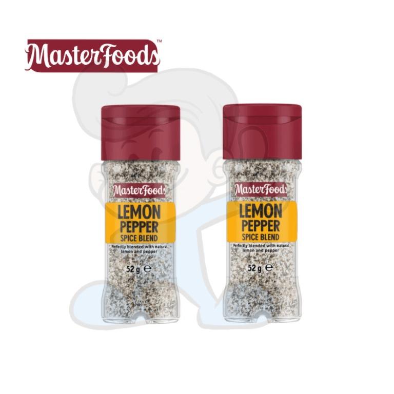 Masterfoods Lemon Pepper Seasoning (2 x 52g), Food & Drinks, Spice ...