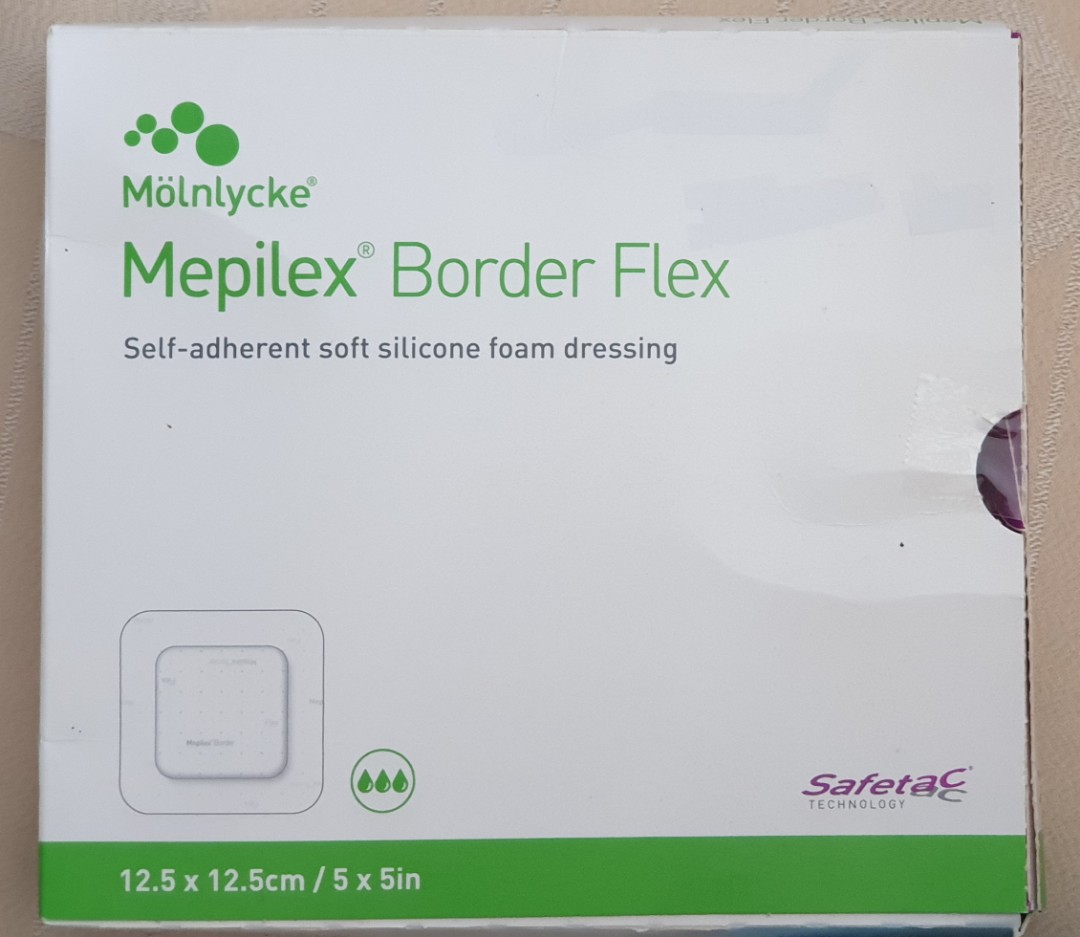 Mepilex Border Flex 12.5x12.5cm, Health & Nutrition, Medical Supplies ...