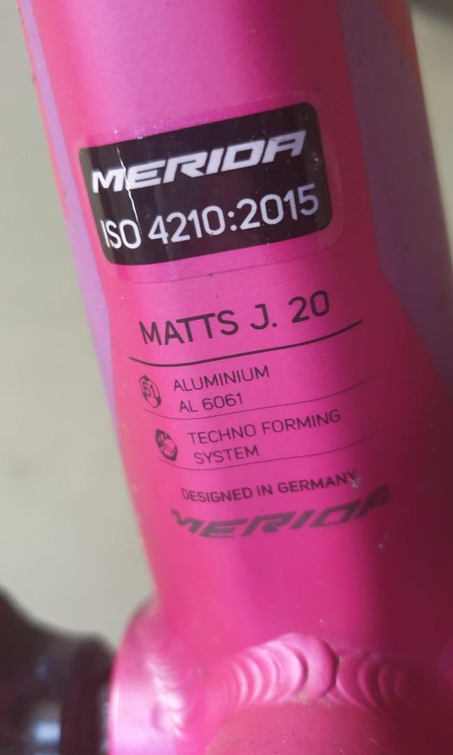 Merida Matts J20 girls bike, Sports Equipment, Bicycles & Parts, Bicycles on Carousell