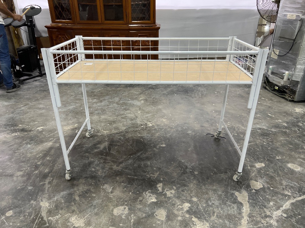 Metal Frame Offer Bin Single Layer White Colour / Tong Tawaran Bingkai ...