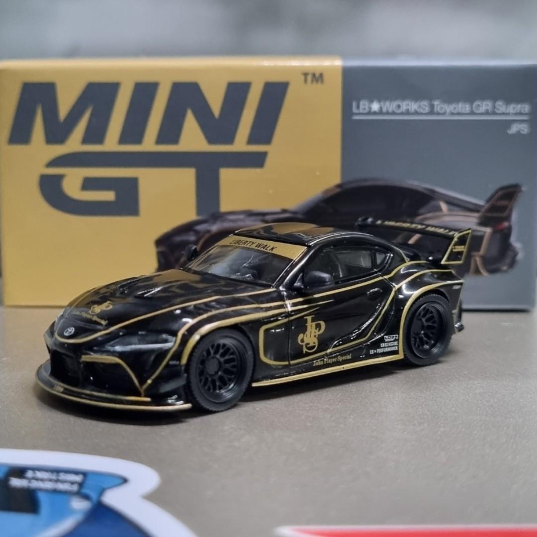 Mini GT Liberty Walk Toyota Supra JPS Livery Diecast 1/64, Hobbies ...