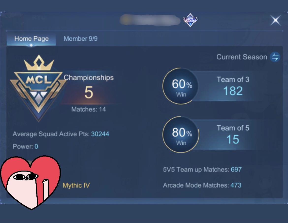 MLBB Verified Squad (Slot) Mobile Legends, Video Gaming, Gaming ...