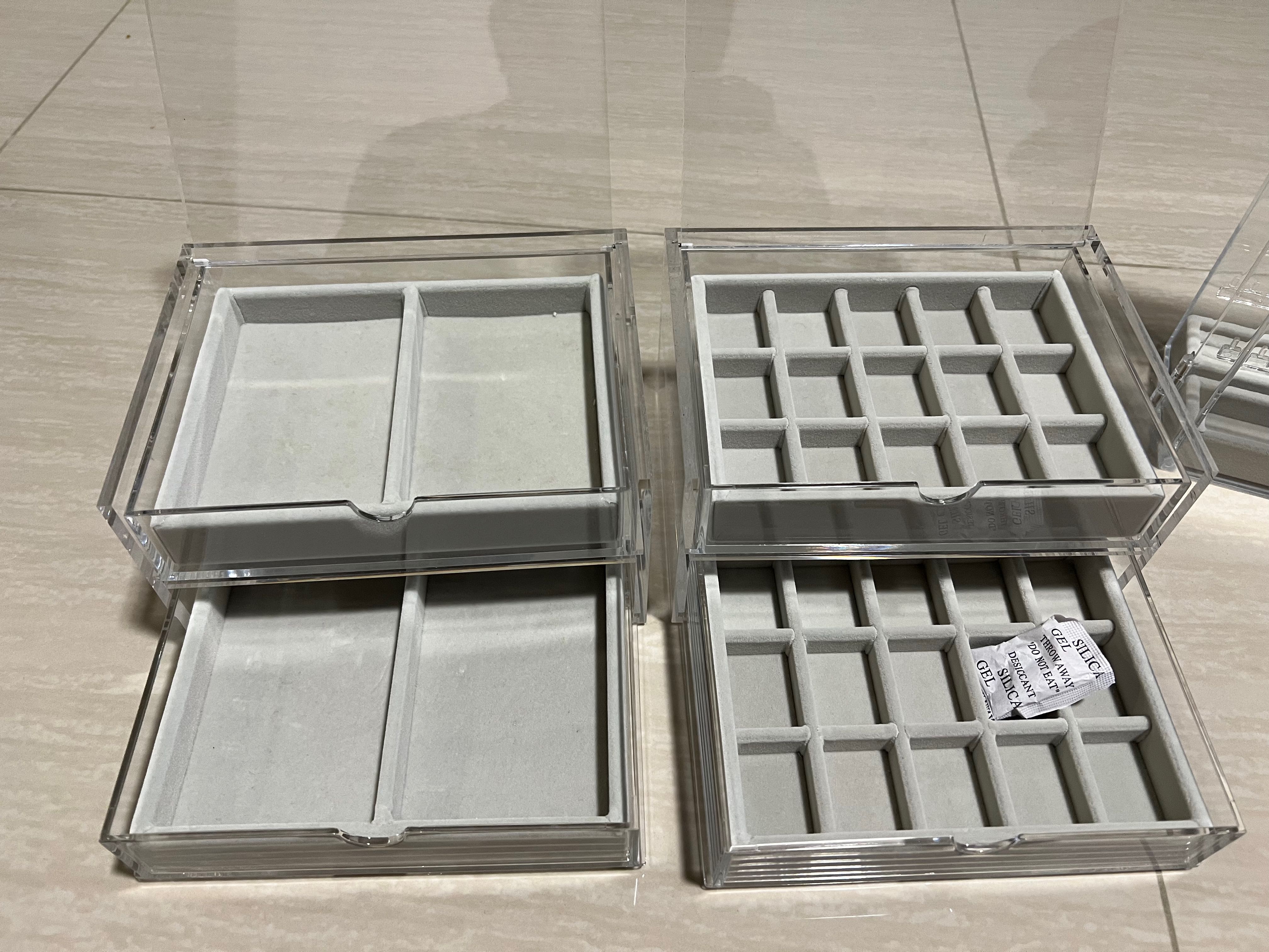 Muji Acrylic Case with foam, Women's Fashion, Jewelry & Organisers ...