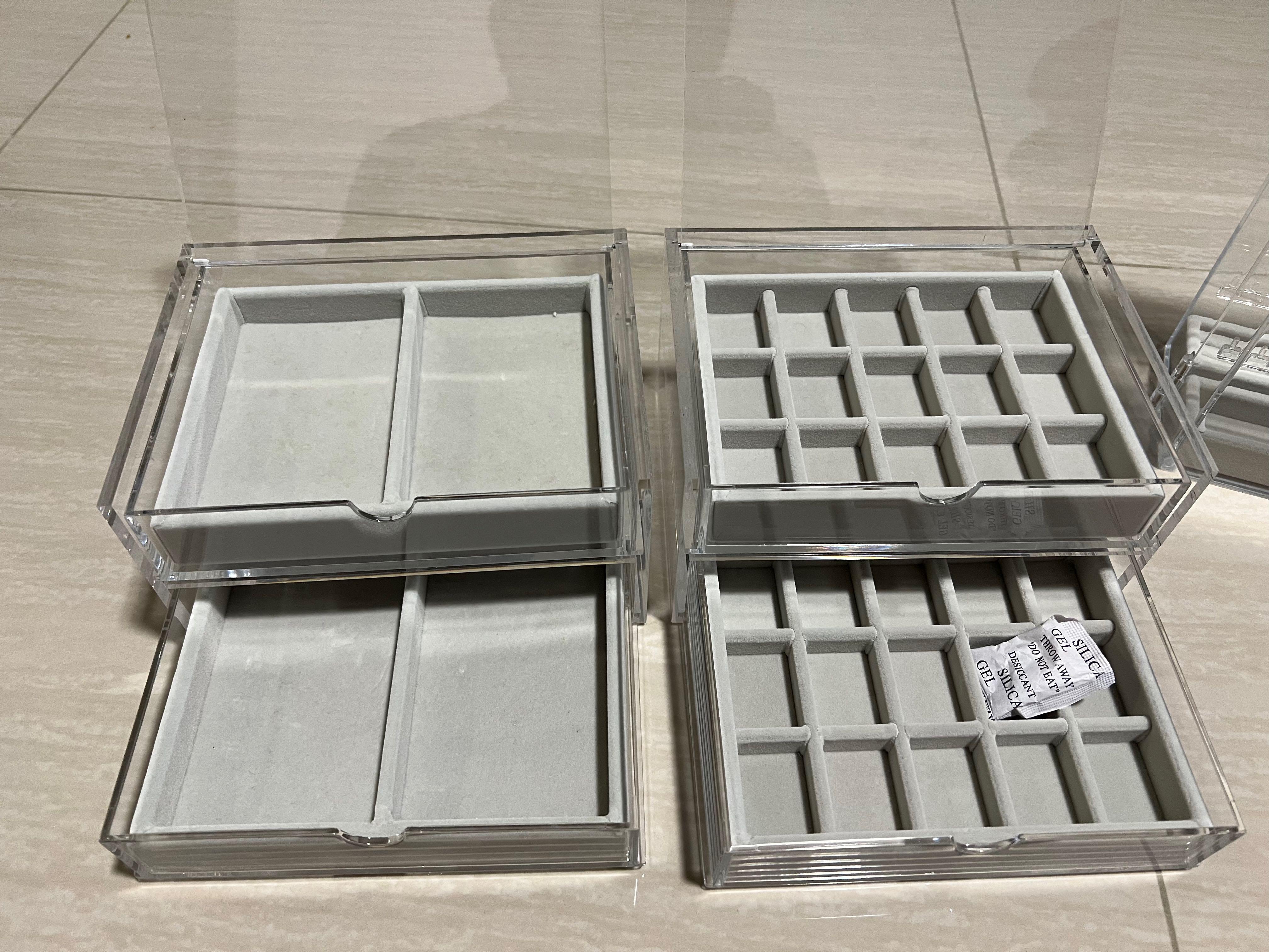 Muji Acrylic Case with foam, Women's Fashion, Jewelry & Organisers ...