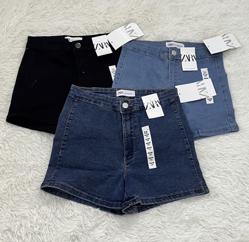 NEW ARRIVAL ZARA DENIM JONI SHORTS, Women's Fashion, Bottoms, Shorts on ...