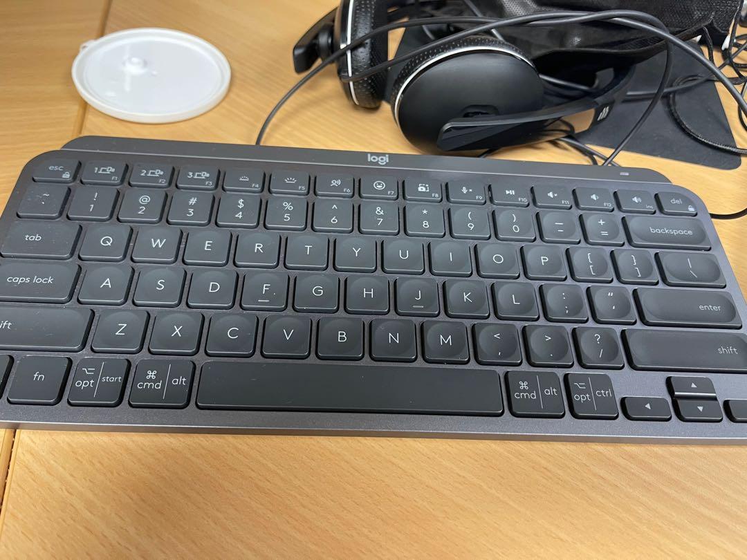 New Logitech mx keys mini (free leather palm rest and logi boltz dongle ...