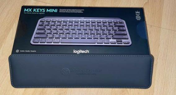 New Logitech mx keys mini (free leather palm rest and logi boltz dongle ...