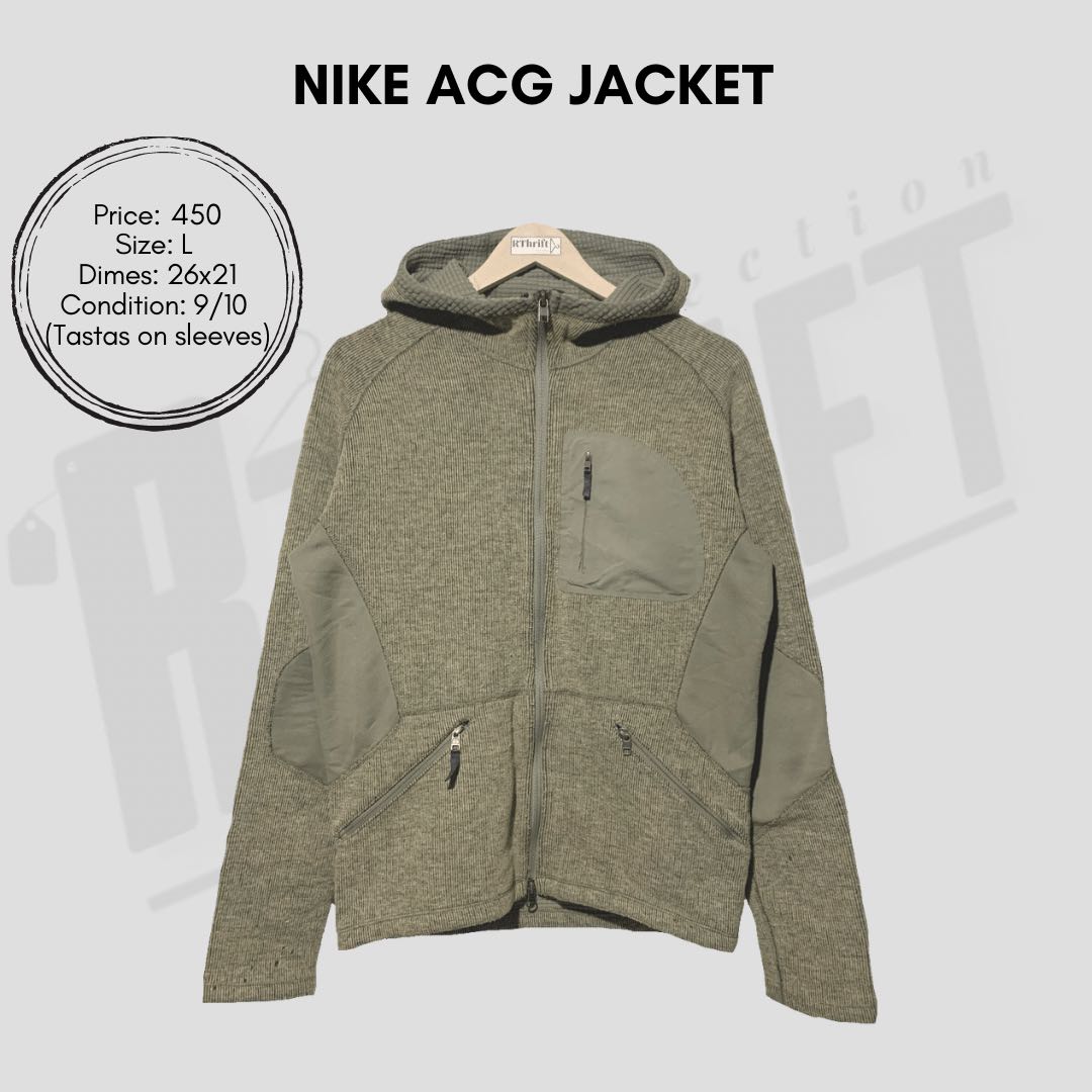 Nike ACG Army Green Jacket, Men's Fashion, Coats, Jackets and Outerwear ...