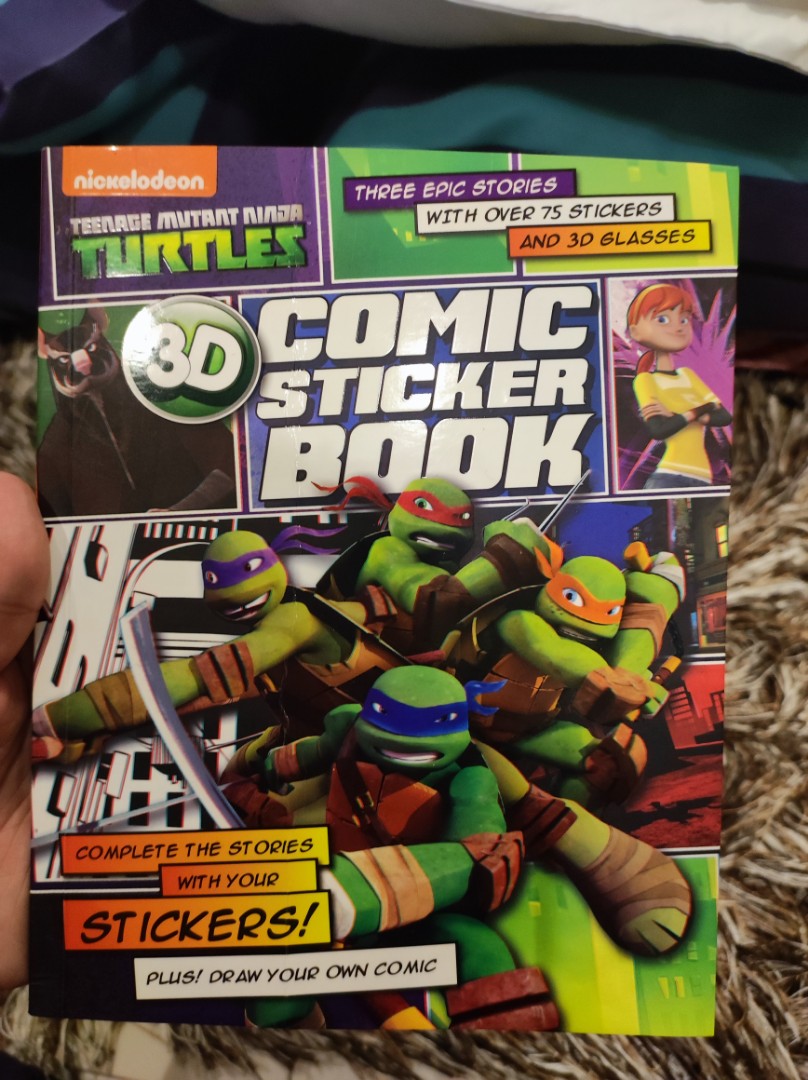 Ninja Turtles Comics Sticker book, Hobbies & Toys, Books & Magazines ...