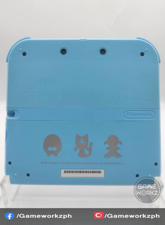Nintendo 2DS Pikachu Yellow, Transparent Blue, Sun and Moon, Video ...