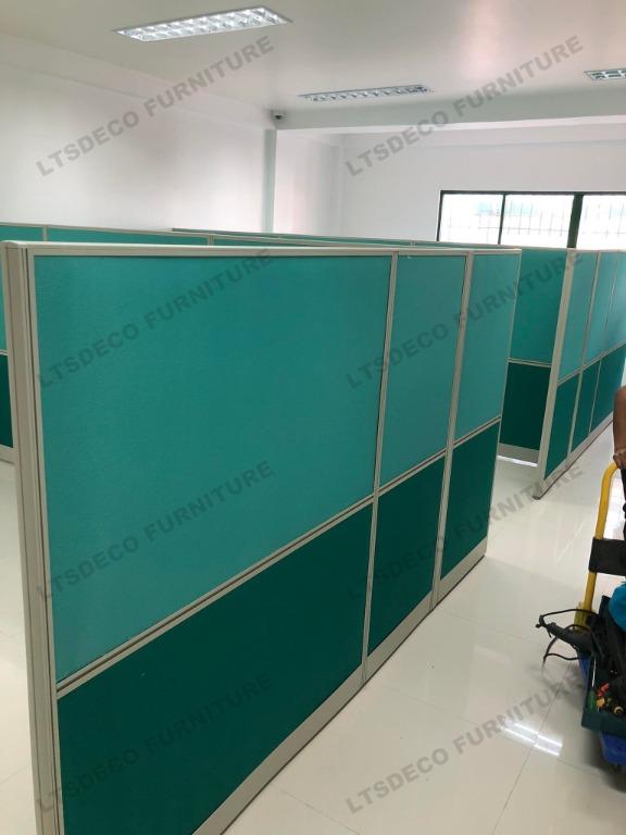 office partition high panel divider furniture, Furniture & Home Living ...