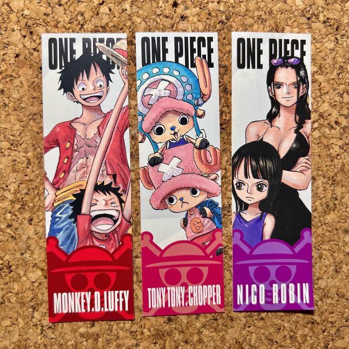Official One Piece mini bookmark Luffy, Chopper, Robin 12x3.5cm - Php ...