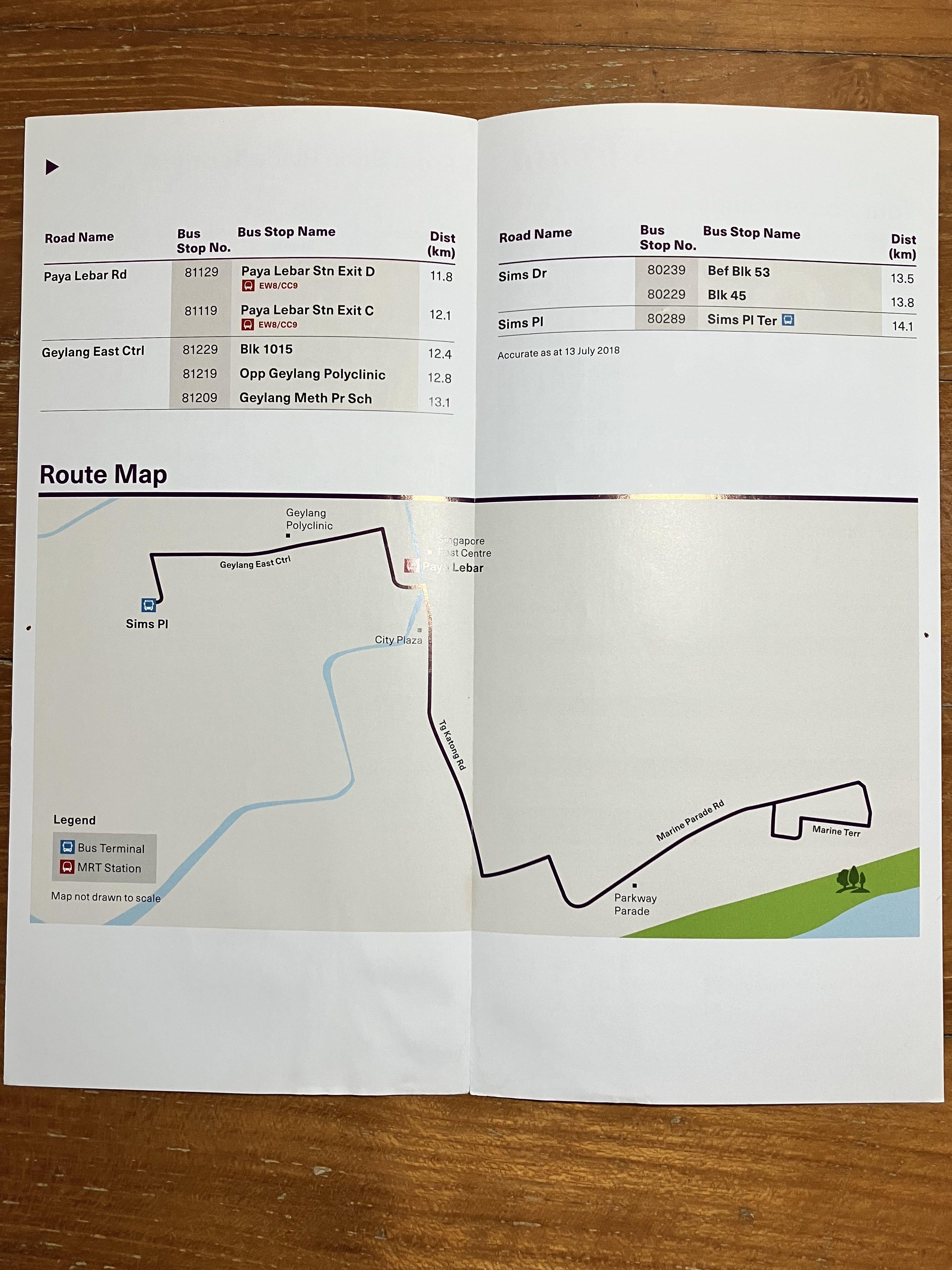 Old Bus Guide of SBS Service 134, Hobbies & Toys, Memorabilia ...