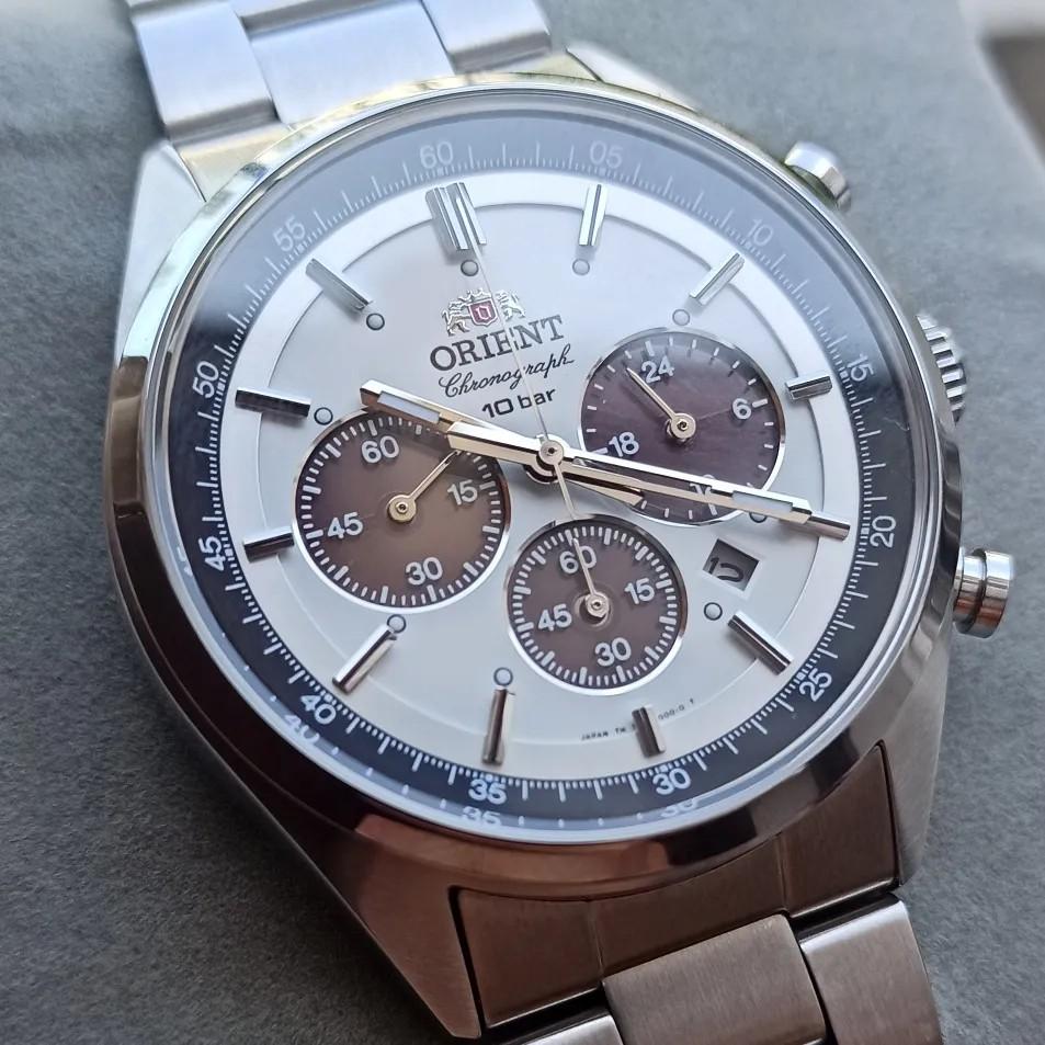 Orient - Panda Chronograph Neo 70s - Solar - wv0041tx, Luxury, Watches ...