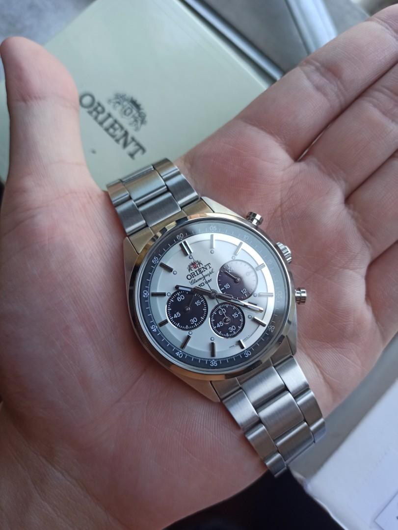 Orient - Panda Chronograph Neo 70s - Solar - wv0041tx, Luxury, Watches ...