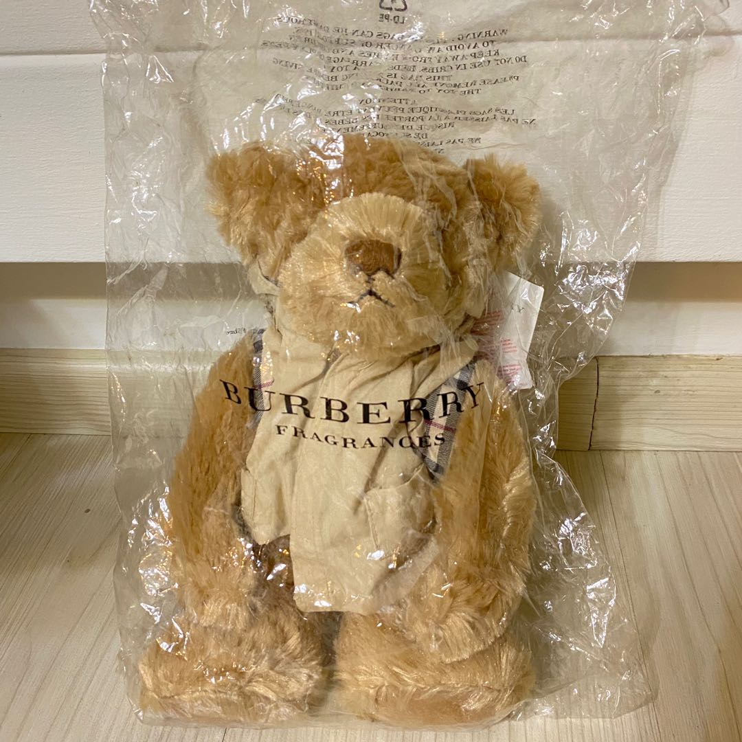 Original Burberry Teddy Bear, Hobbies & Toys, Toys & Games on Carousell