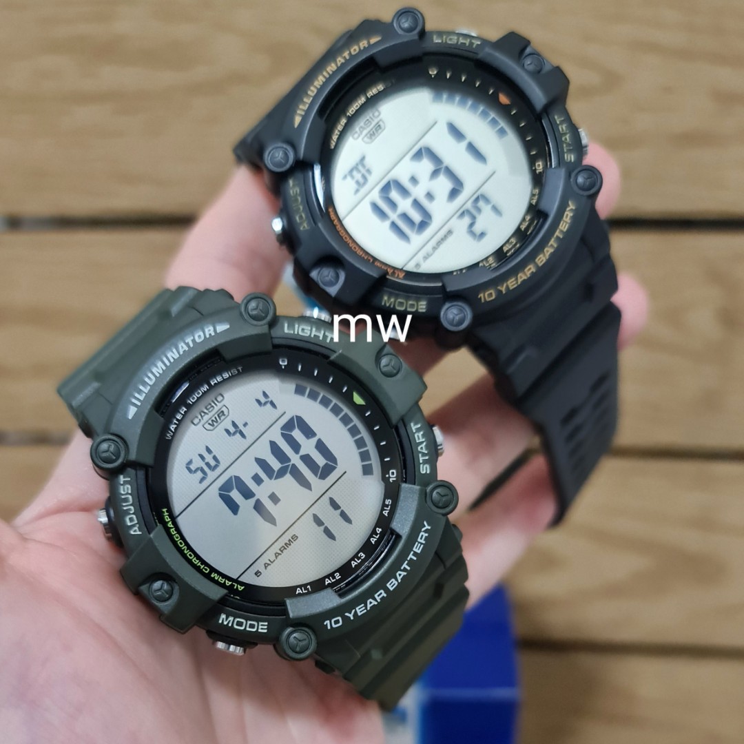 Original Casio digital men's extra long strap watch ae-1500whx brand new, Men's Fashion, Watches ...