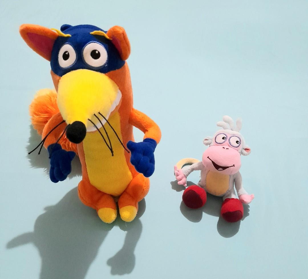 Plush Swiper & Boots stuffed toy / universal studio / 25cm & 13cm ...
