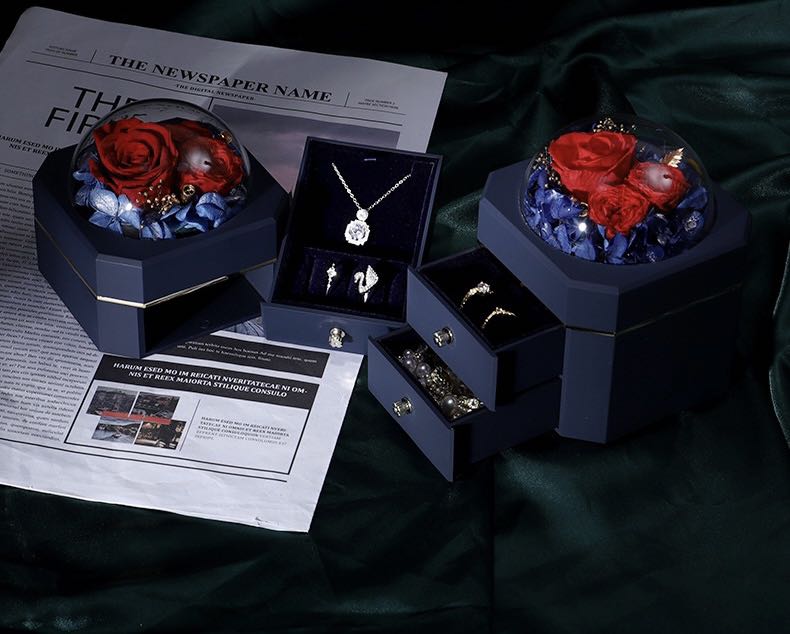[PO] Rose Jewellery Box Series A, Food & Drinks, Gift Baskets & Hampers ...