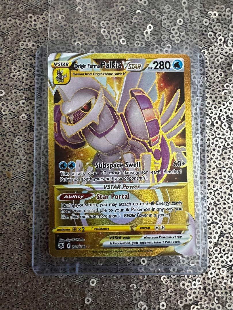 Pokemon Astral Radiance - Golden Origin Forme Palkia Vstar, Hobbies ...