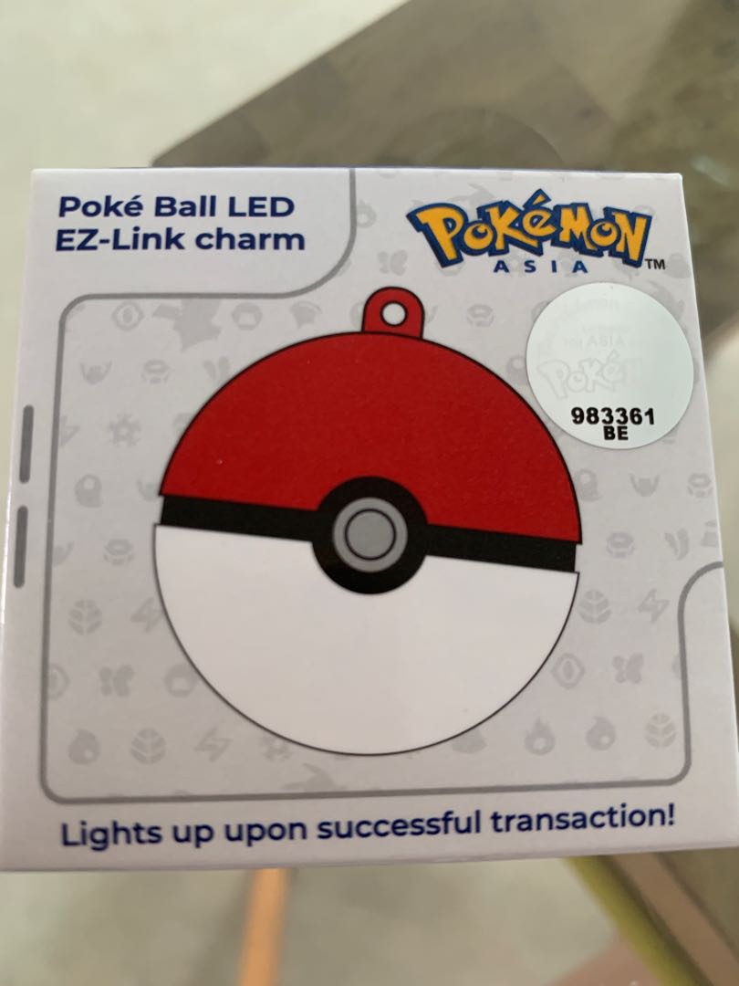 Pokémon ball EZ-Link charm, Hobbies & Toys, Toys & Games on Carousell