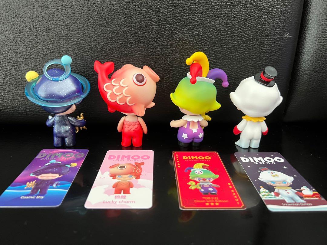 Popmart Dimoo secrets (Dimoo Cosmic Boy/ Dimoo Lucky charm/ Dimoo clown ...