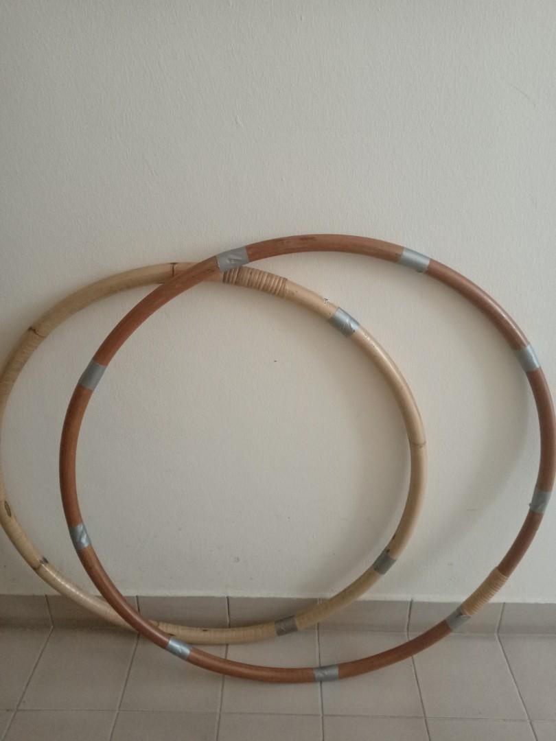 Rattan hula hoops, Sports Equipment, Exercise & Fitness, Toning ...