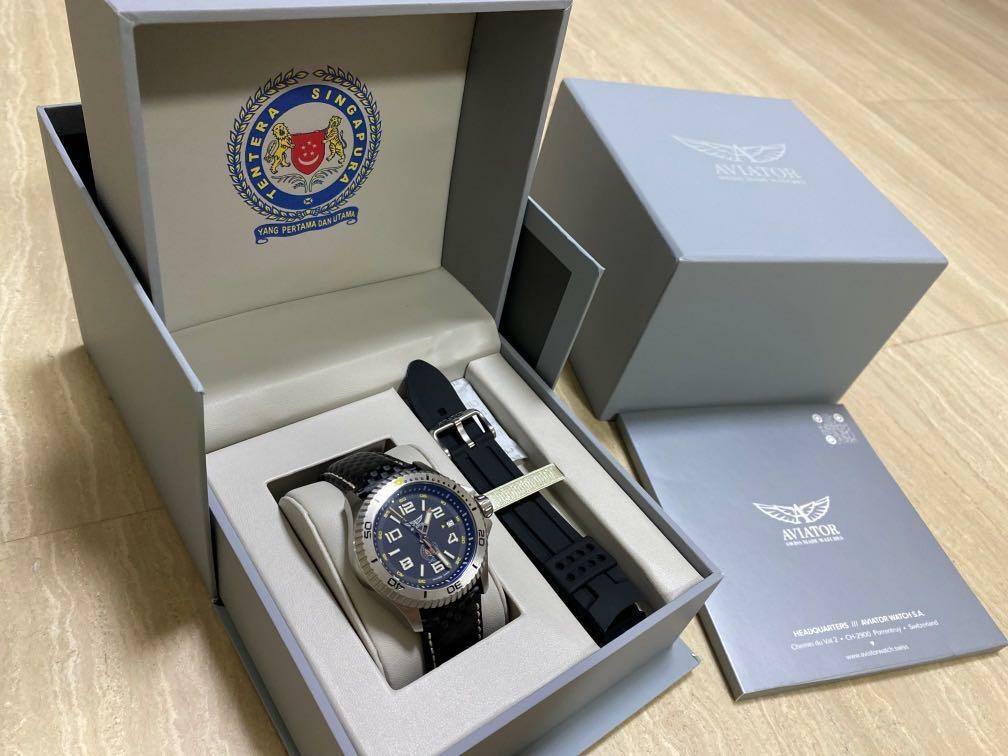 SAF Swiss Aviator Watch, Luxury, Watches on Carousell