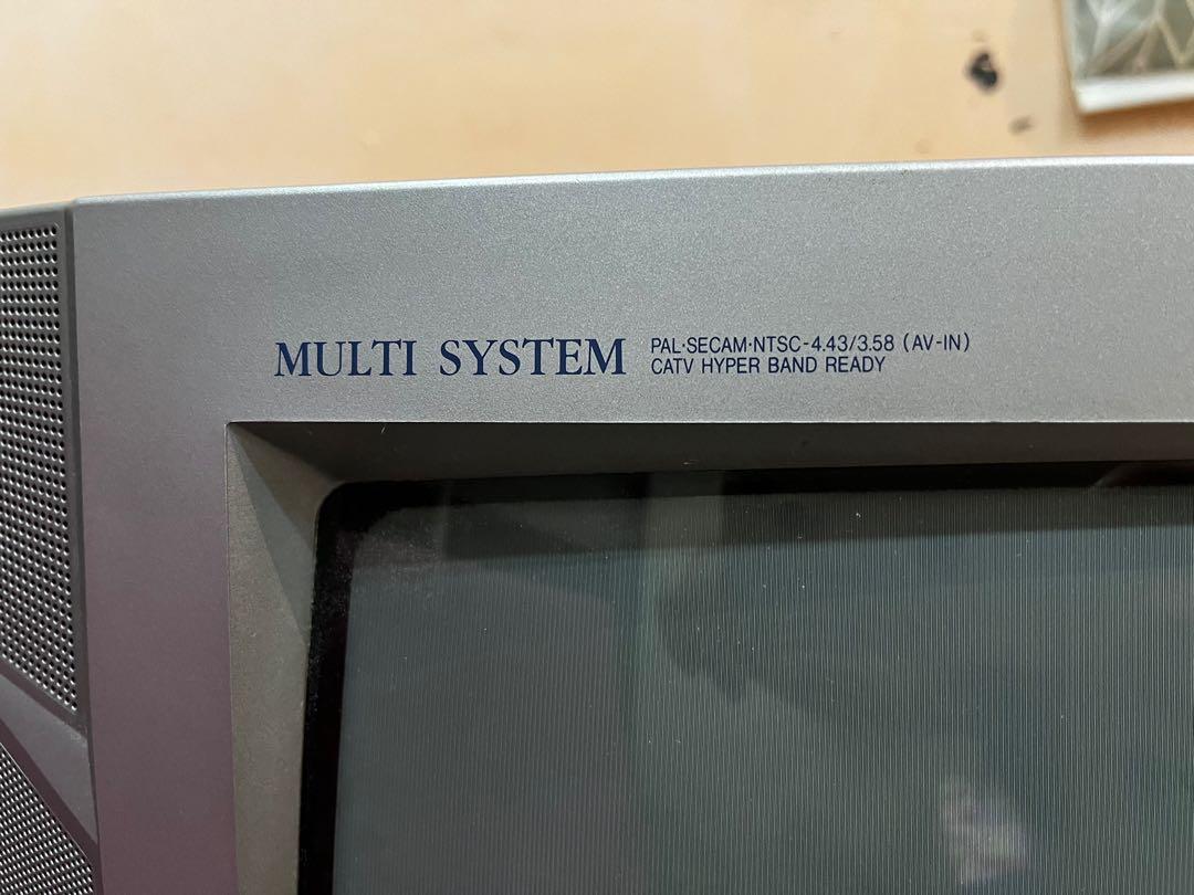 Sharp multi system tv 21 inch, TV & Home Appliances, TV & Entertainment ...