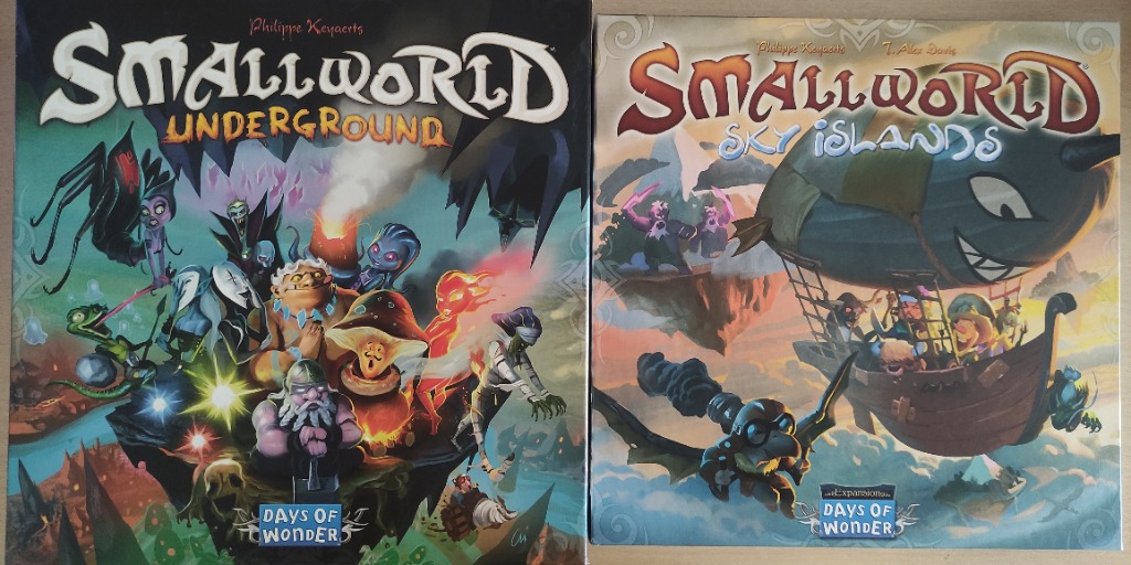 Smallworld underground + 5 expansions board game, Hobbies & Toys, Toys & Games on Carousell