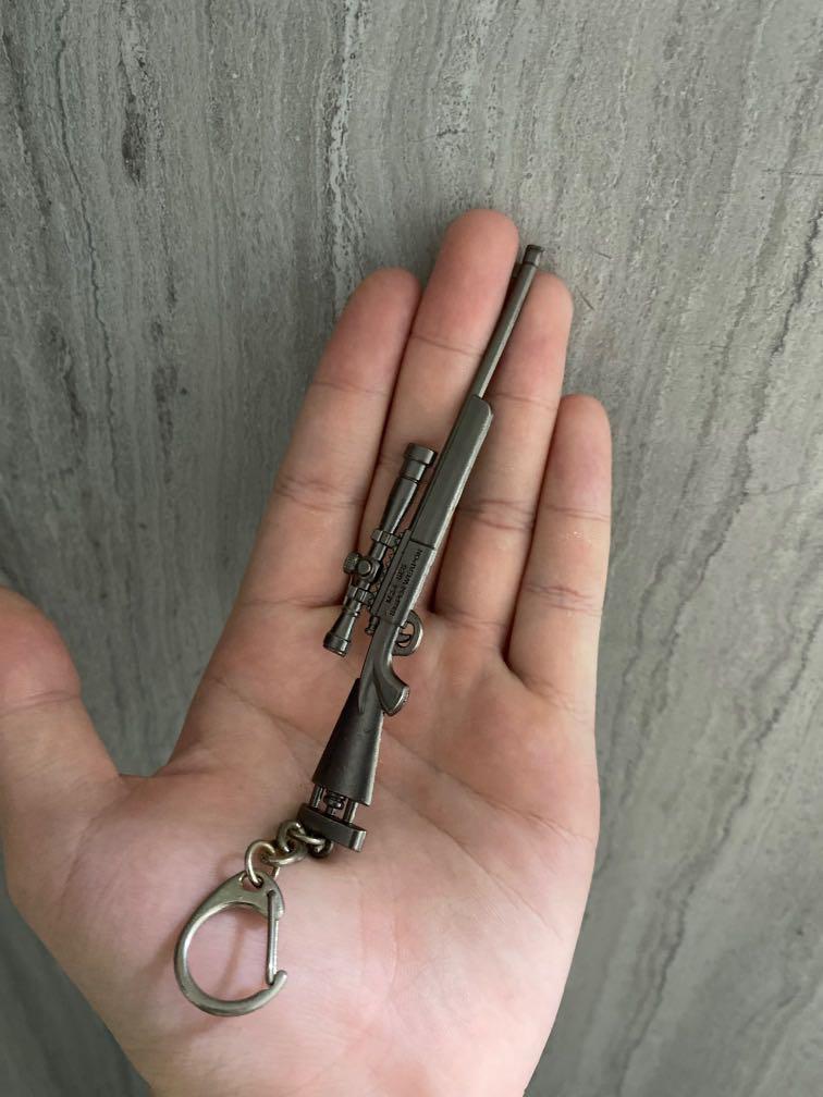 Sniper rifle keychain, Hobbies & Toys, Toys & Games on Carousell