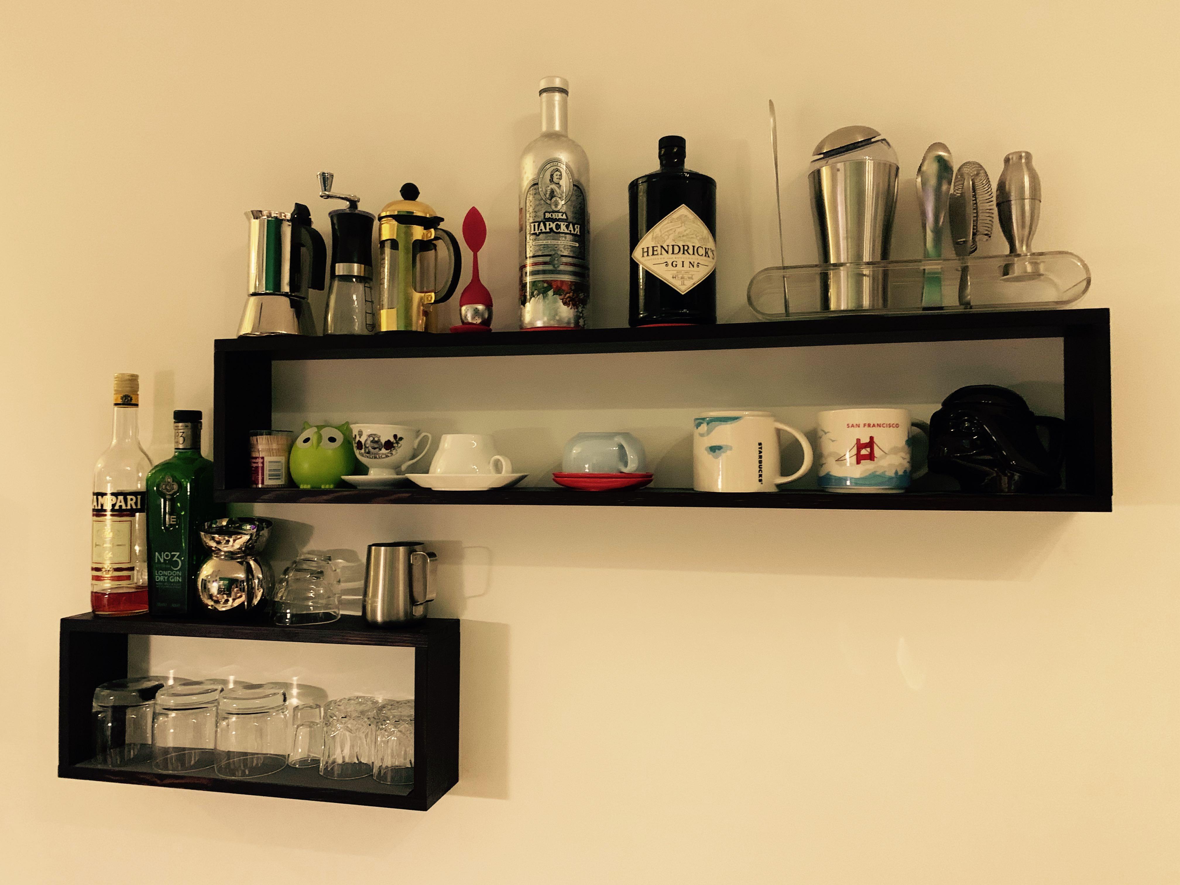 Solid Wood Shelf & Non-Drill Versions Available Floating Shelf Wooden ...