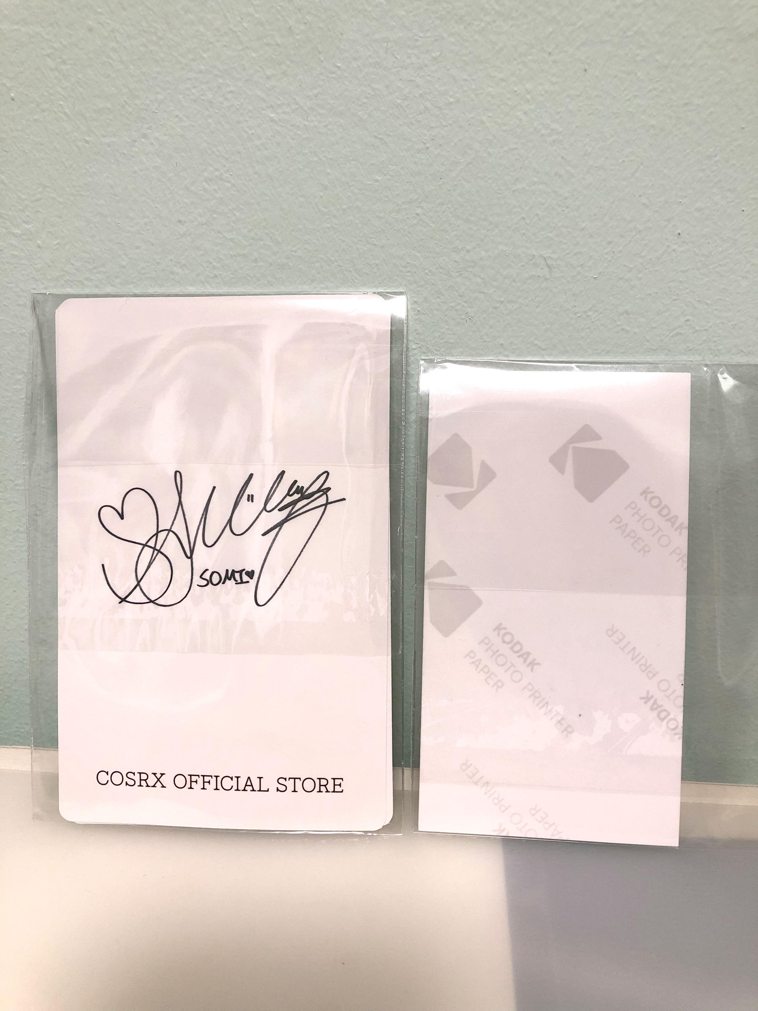 SOMI Signed Photocard, Hobbies & Toys, Memorabilia & Collectibles, K ...