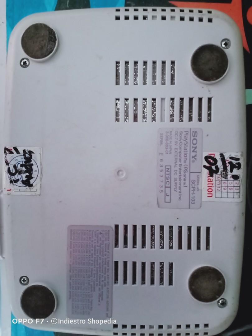 Sony PlayStation Slim PS One SCPH 103, Video Game, Konsol di Carousell