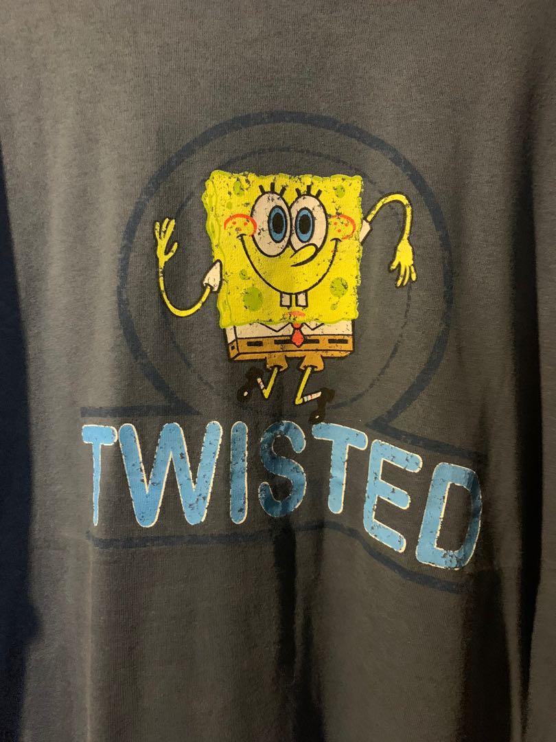 Spongebob Twisted 2004, Men's Fashion, Tops & Sets, Tshirts & Polo ...
