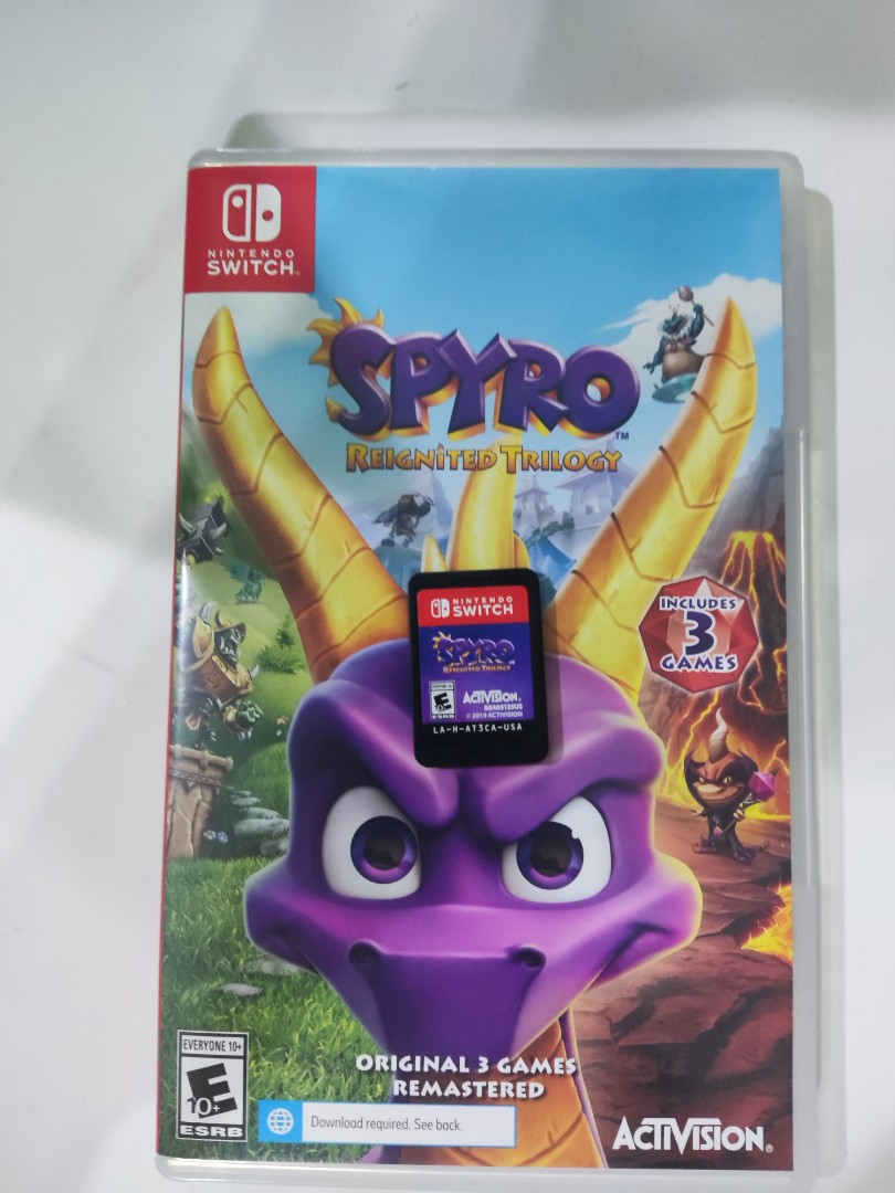 SPYRO REIGNITED TRILOGY NINTENDO SWITCH, Video Gaming, Video Games ...