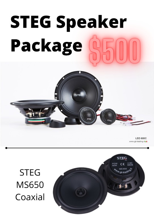 STEG LEO650C l MLG650C Car Speaker Packages, Car Accessories, Accessories on Carousell