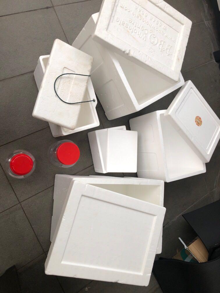 Styrofoam boxes, Furniture & Home Living, Kitchenware & Tableware, Food ...