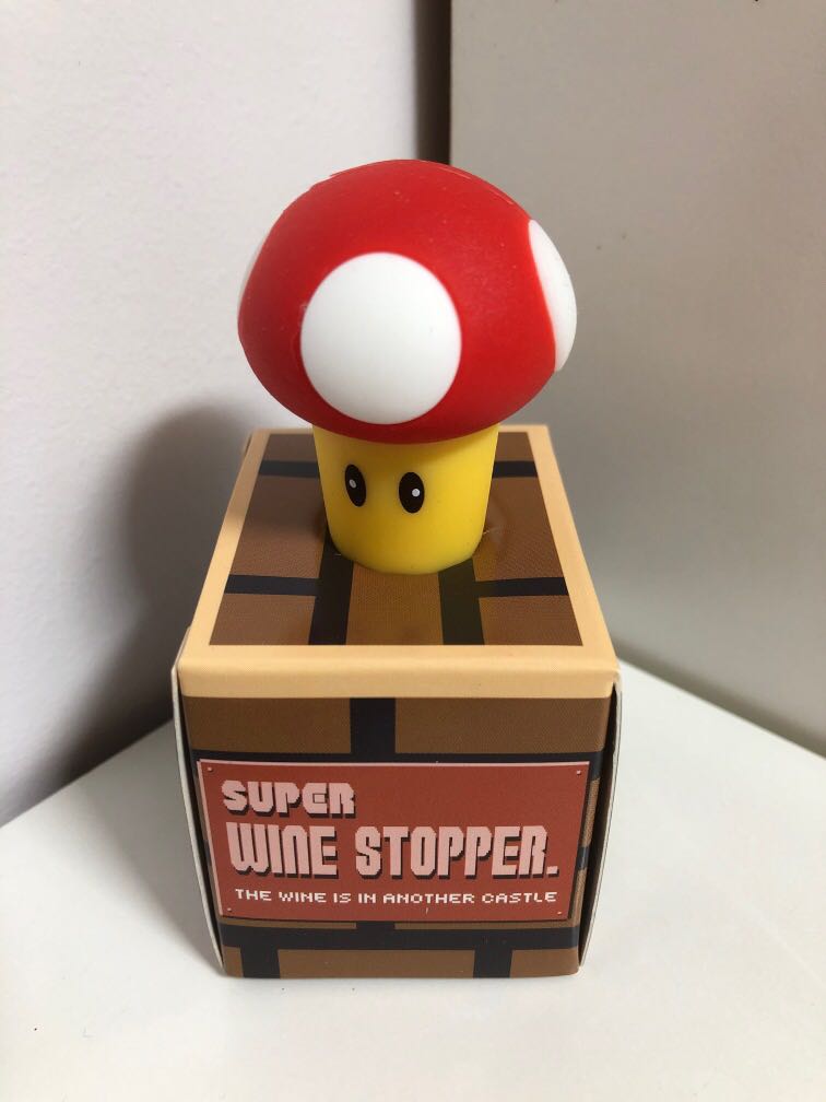 Super Mario Wine Stopper, Hobbies & Toys, Memorabilia & Collectibles ...